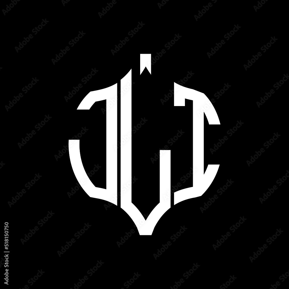 Jlt Letter Logo Jlt Best Black Background Vector Image Jlt Monogram Logo Design For