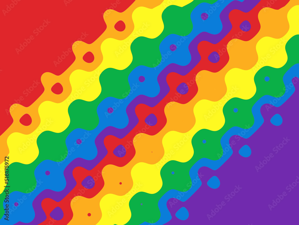 LGBT Coloured Design Stock Illustration | Adobe Stock