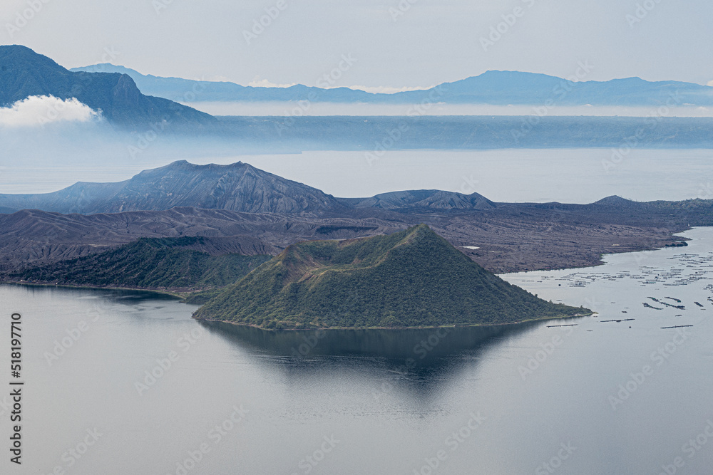 Taal Volcano in Taal Lake Tagaytay, Philippines Stock Photo | Adobe Stock