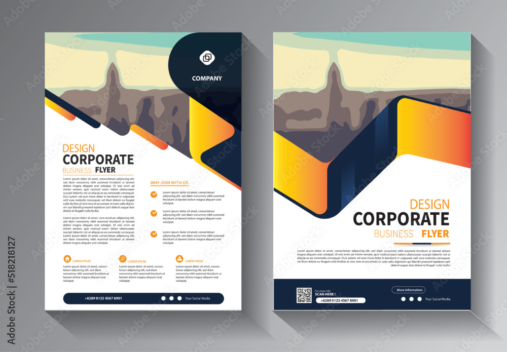 Business abstract vector template. Brochure design, cover modern layout ...