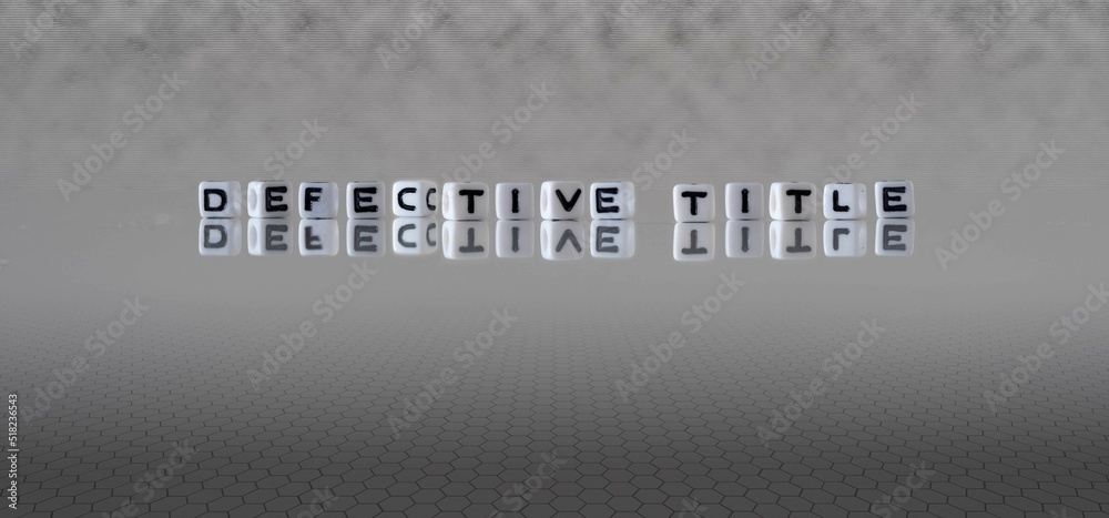 defective title word or concept represented by black and white letter ...
