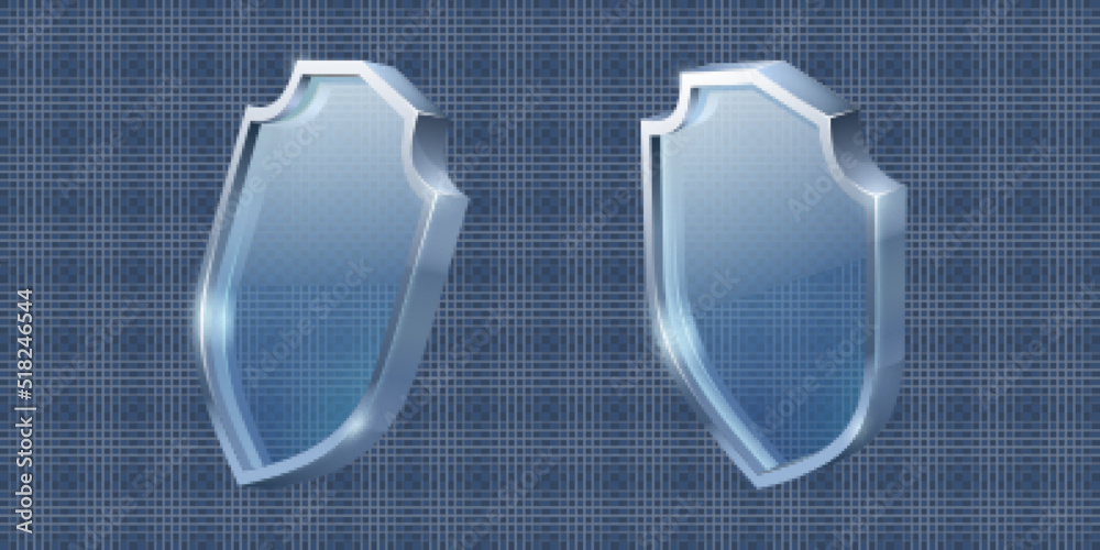 Glass shields, transparent acrylic screen panels with reflection and ...