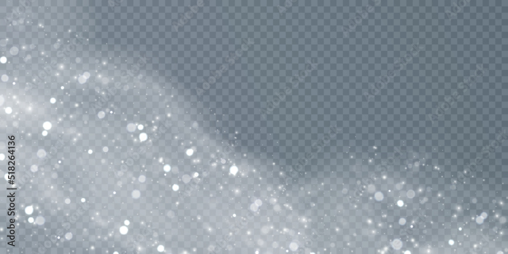 Vector Texture Cold Winter Wind. Christmas Cold Snow Effect. PNG vector ...