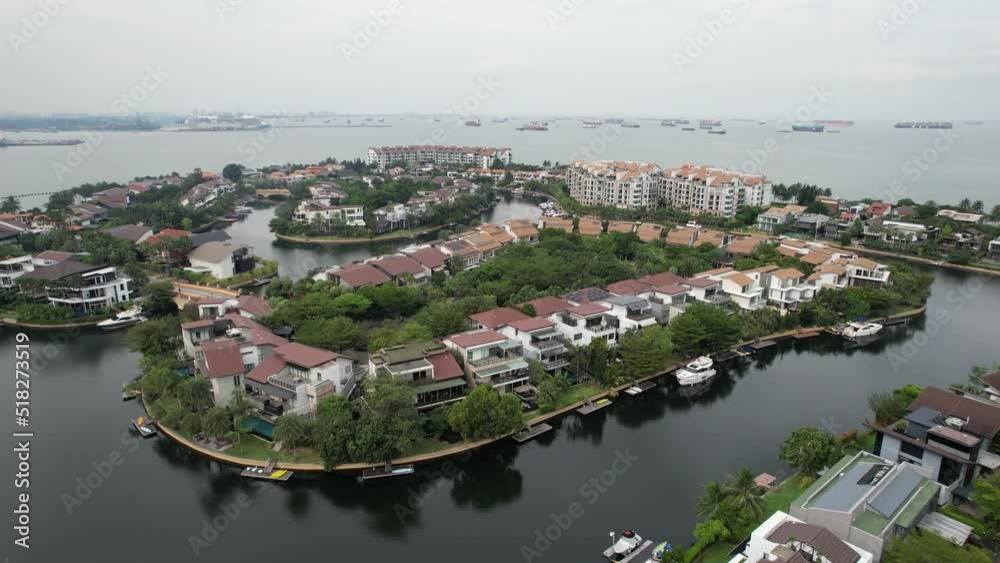 Sentosa, Singapore - July 14, 2022: The Landmark Buildings and Tourist ...