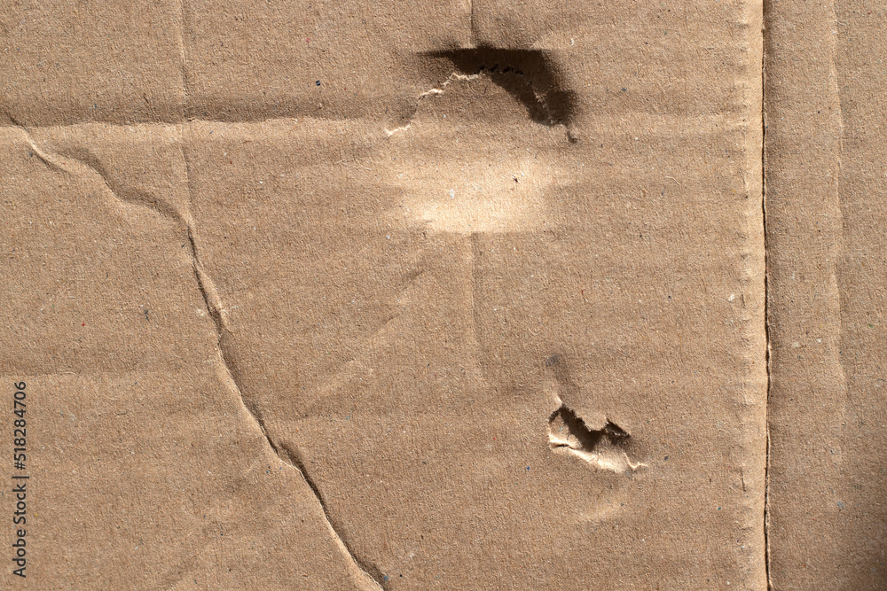 cardboard texture with dents and cracks Stock Photo | Adobe Stock