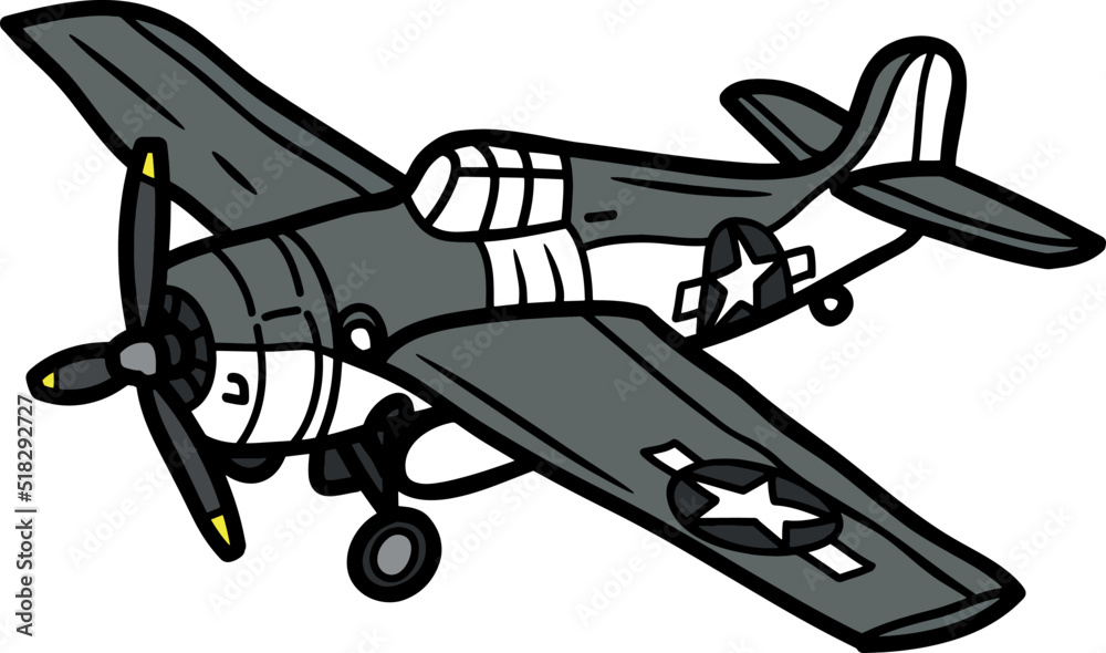 Military Jet vector illustration airplane vehicle transport passenger ...