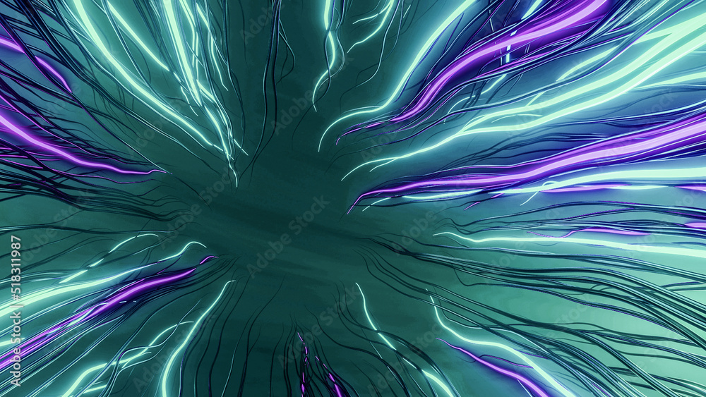 Abstract bright colorful veins background with turbulence effect, free ...