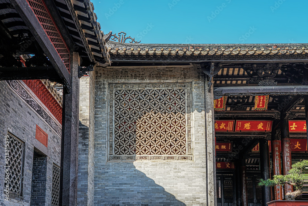 Guangzhou city, Guangdong, China. Shawan Ancient Town of Panyu, the place with 800 years of ...