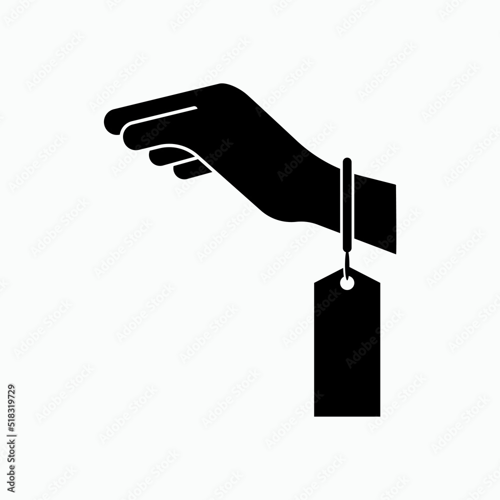 Human Trafficking Icon. Modern Slavery Symbol - Vector. Stock Vector ...