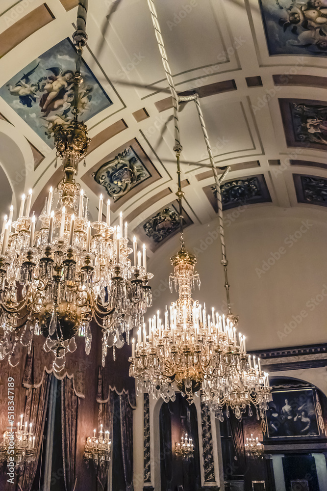 Amsterdam Royal Palace on Dam Square (Koninklijk Paleis) opened in 1655 ...