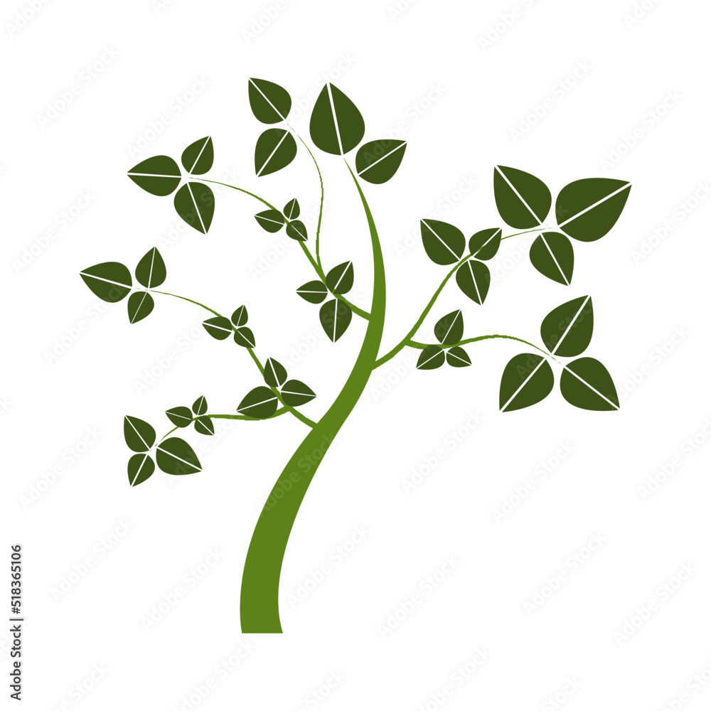 Tree Clip Art Stock Vector | Adobe Stock