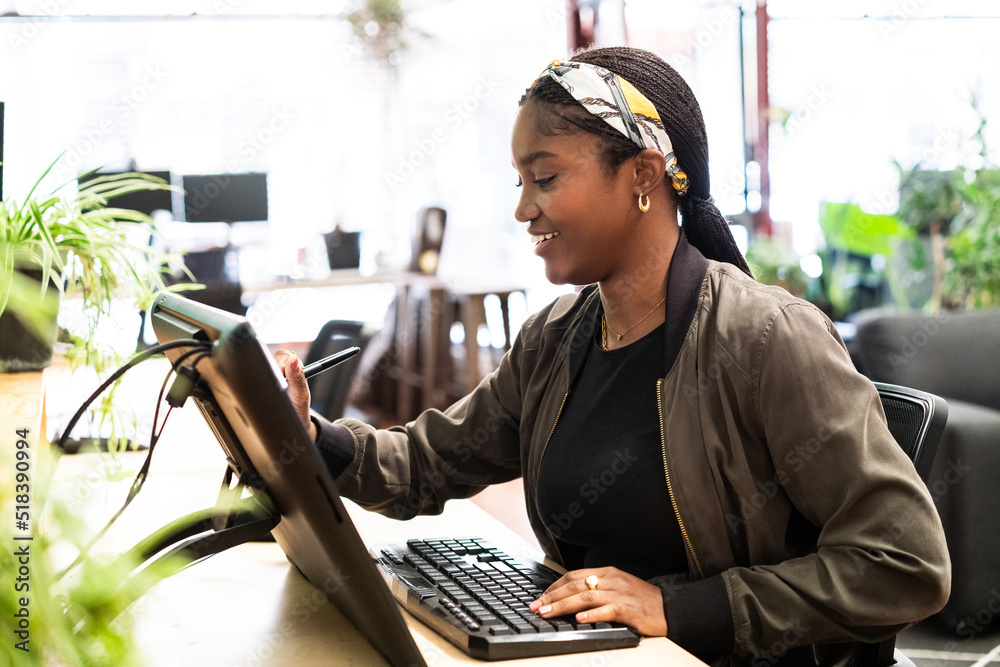 Animator at work Stock Photo | Adobe Stock