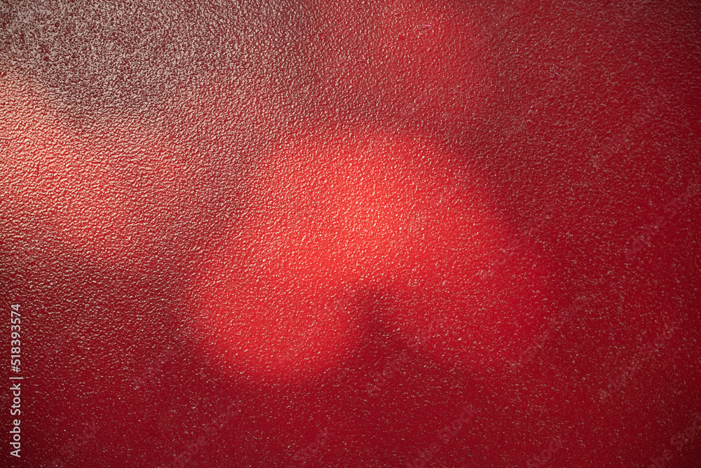 Red metal background. Light and shadow painted with red paint metal ...