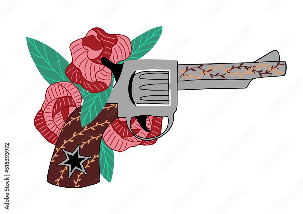 Western Gun Vector