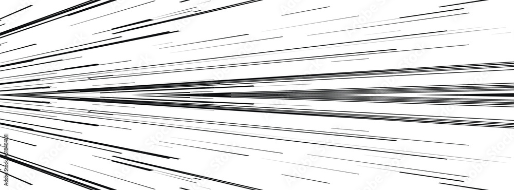 Comic book speed lines isolated on white background stripe and radial ...