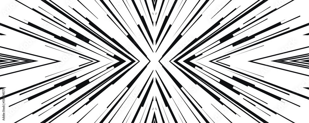 Comic book speed lines stripe and radial effect style for manga speed ...