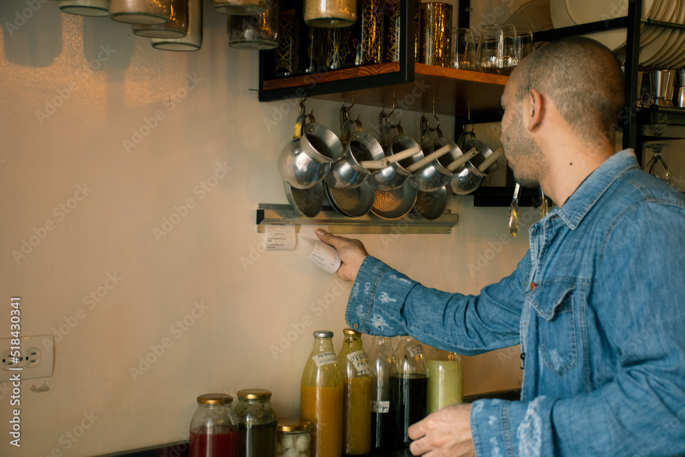 Taking orders Stock Photo | Adobe Stock