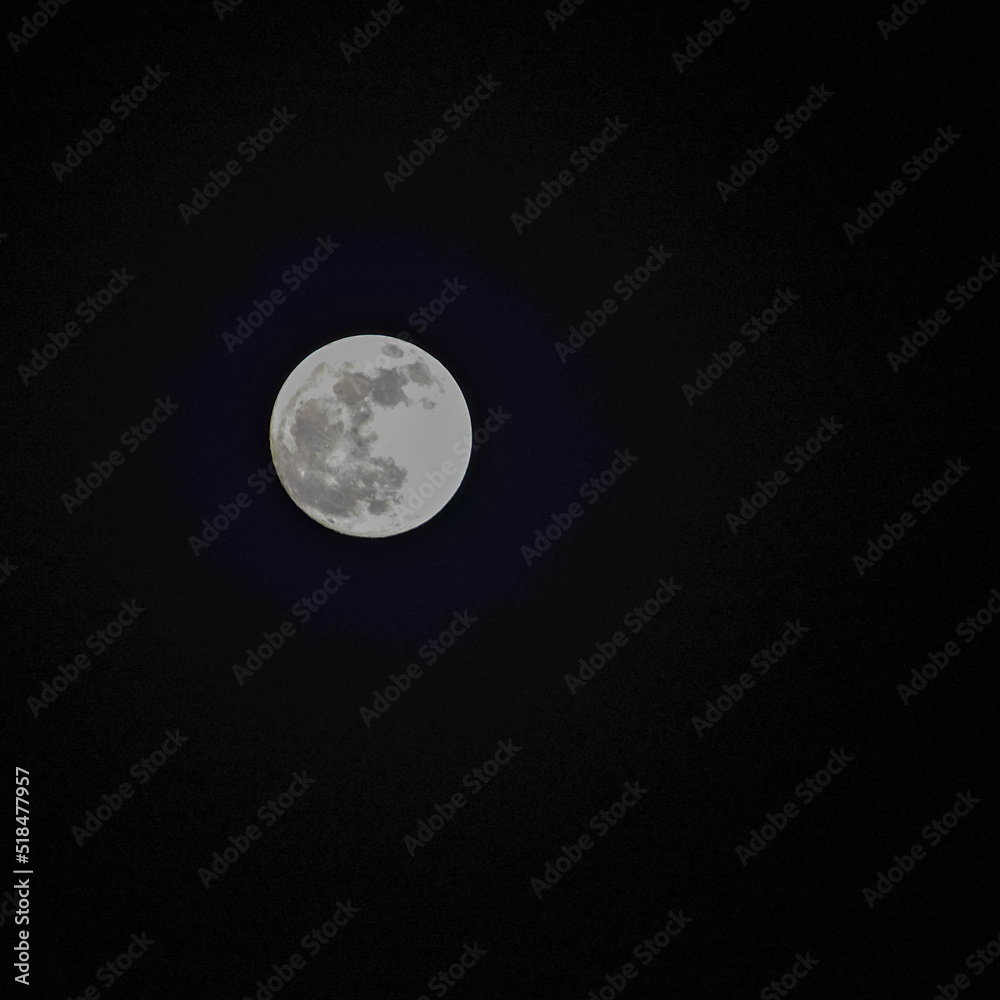 Moon Timelapse, Stock time lapse : Full moon rise in dark nature sky ...