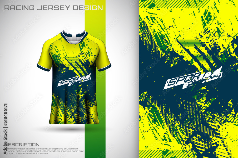 Sports jersey and t-shirt template sports jersey design vector. Sports ...