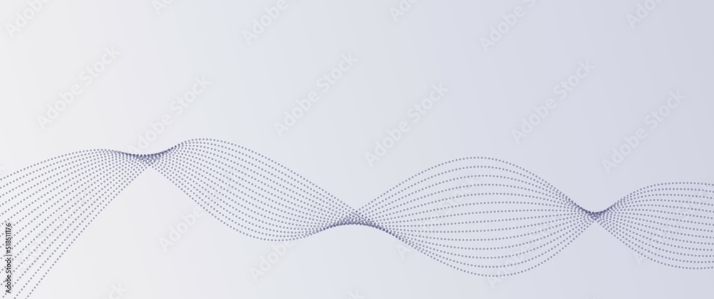 Abstract seamless wavy lines pattern with solid color background ...
