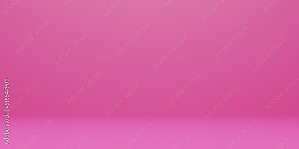 Empty pastel pink studio background, mockup template for product ...