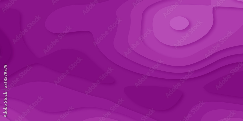 Luxury Papercut abstract background with pink colour smooth gradient ...