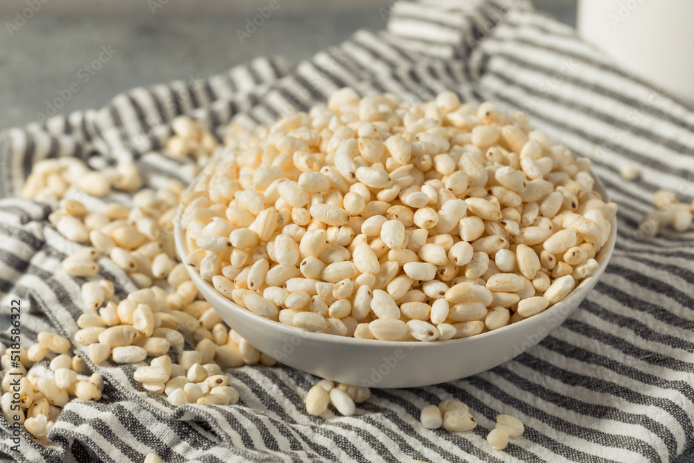 Healthy Korean Crispy Rice Snack Stock Photo | Adobe Stock