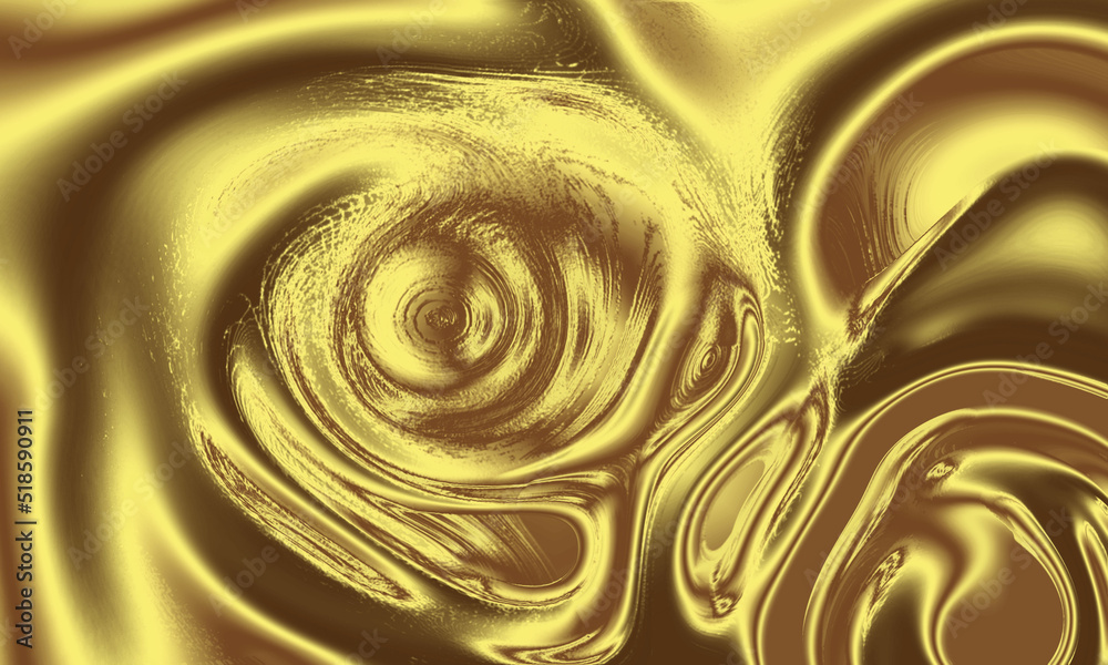 Abstract HD wallpaper with metal liquid gold gradient color design ...