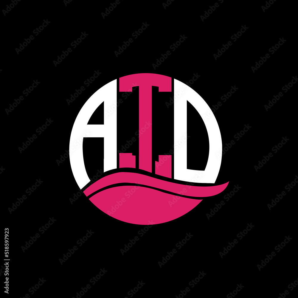 ATO logo monogram isolated on circle element design template, ATO ...