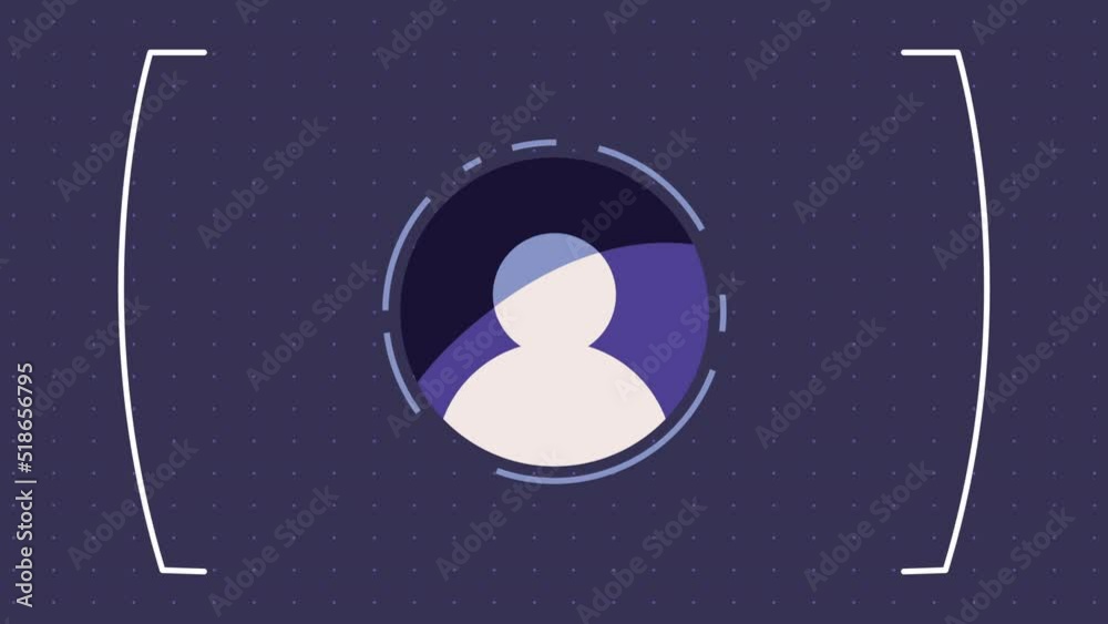 cyber security technology with avatar animation Stock-Video | Adobe Stock