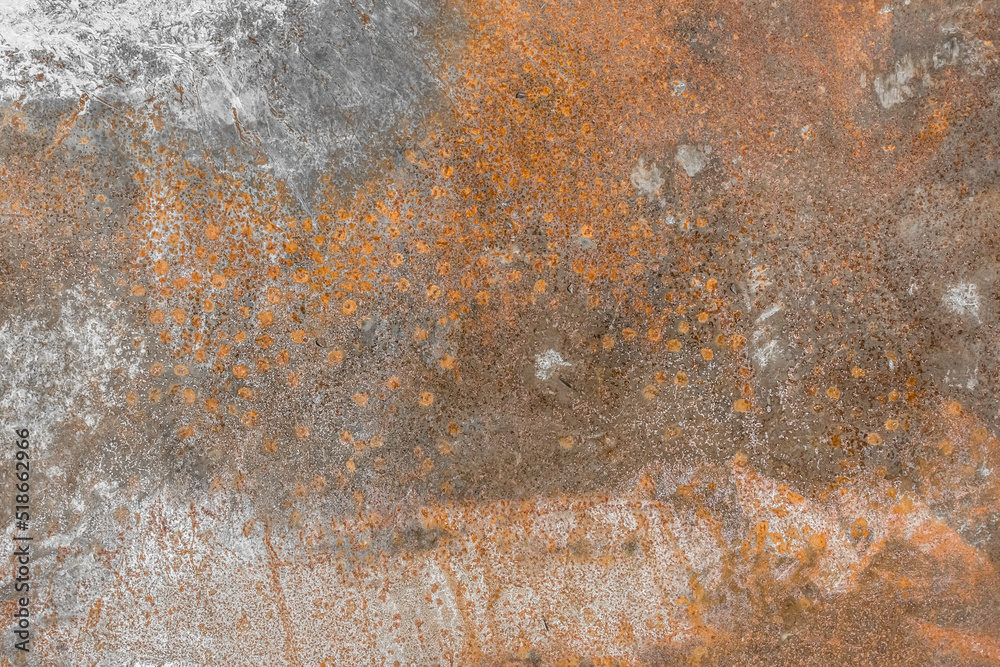 Rusty dirty metallic texture corrosion steel surface brown background ...