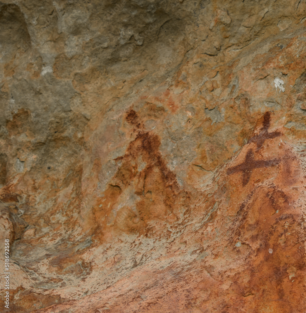 Arte rupestre Muisca en Piedras del Chivo Negro, Cundinamarca, Colombia ...
