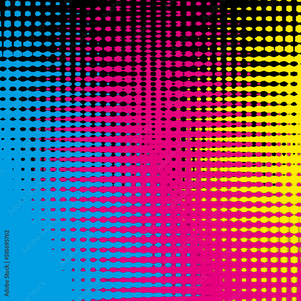 Abstract background of CMYK colours. Concept for presenting colour ...