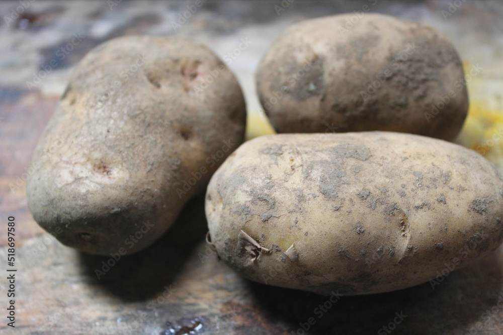 Potatoes are vegetables that are commonly consumed as a staple food ...