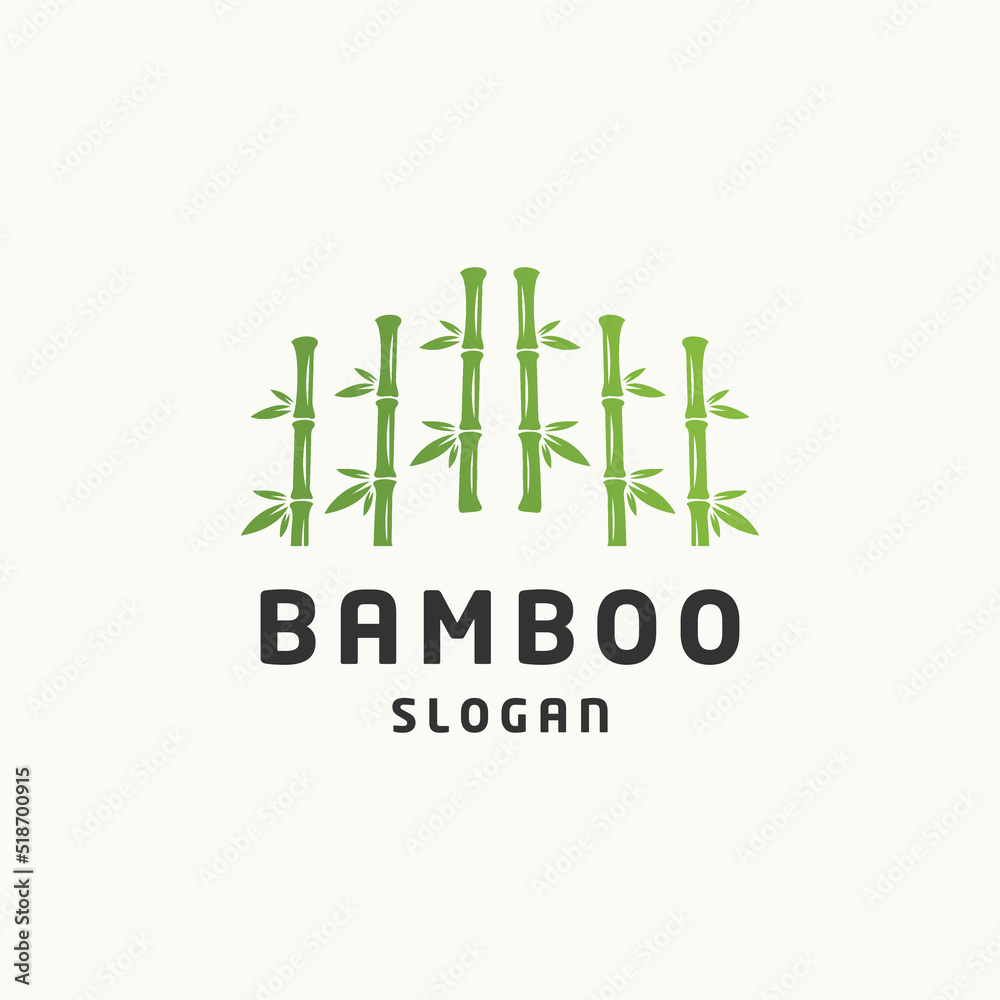 Bamboo logo icon design template vector illustration Stock Vector ...