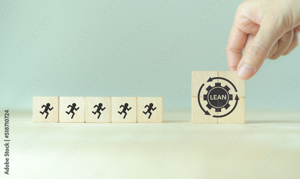 Photo & Art Print Lean thinking concept, Parradee