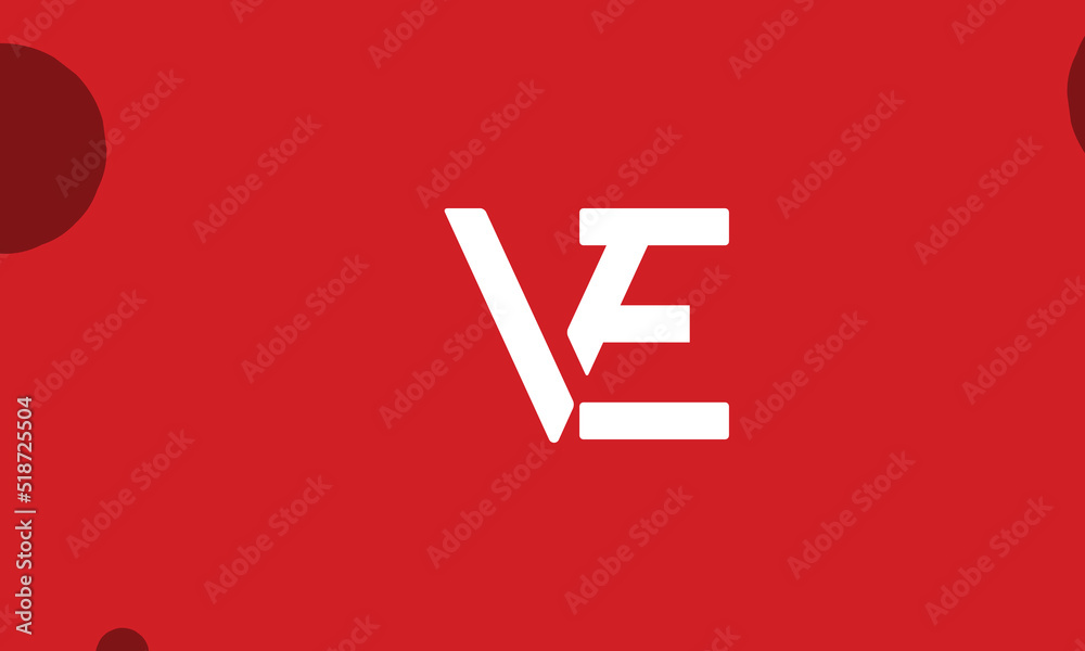 Alphabet letters Initials Monogram logo VE, EV, V and E Stock Vector ...