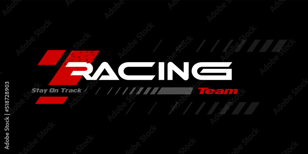 racing performance trendy fashionable vector t-shirt and apparel design ...
