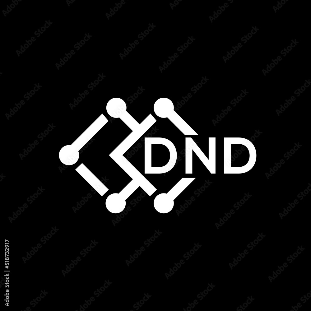 DND letter logo design.DND creative initial letter logo concept.DND ...
