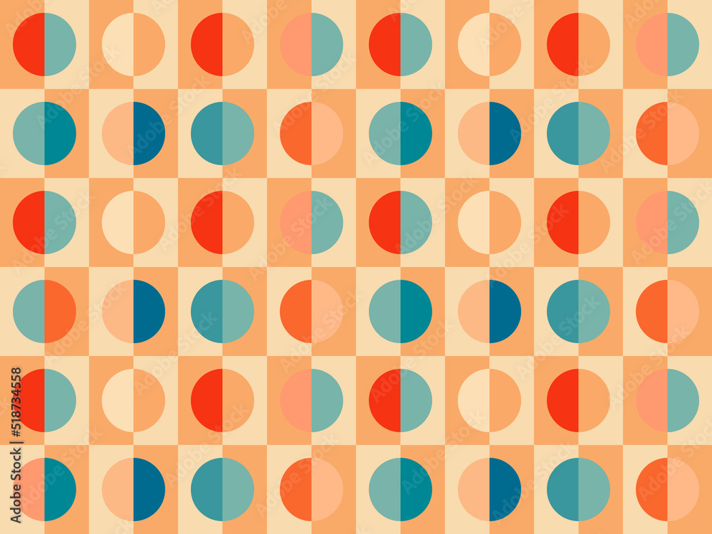 Orange Vintage Pattern