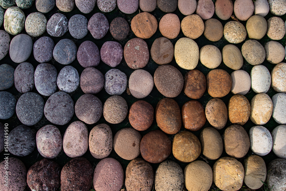 siena, parco naturale, sassi colorati in stock Stock Photo | Adobe Stock