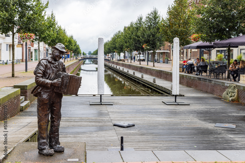 Drachten, The Nethrlands: Statue from Speelman Peije in the shopping ...