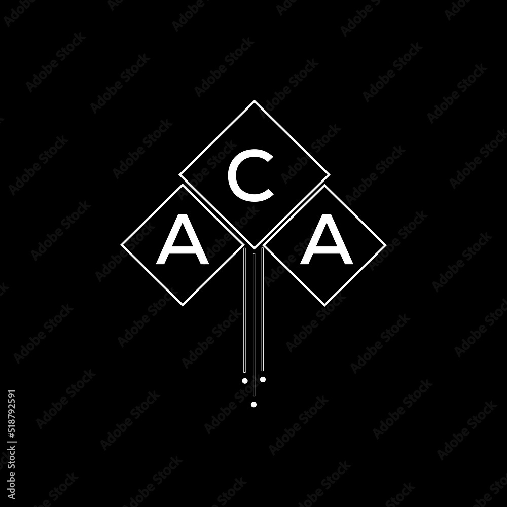 ACA letter logo design with white background in illustrator, ACA vector ...