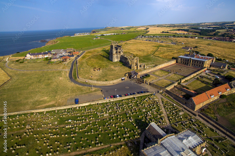 Whitby Abbey was a 7th-century Christian monastery that later became a ...