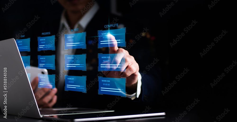 Devops team, lean project management tool for quick adjustments, incremental work, iterative ...