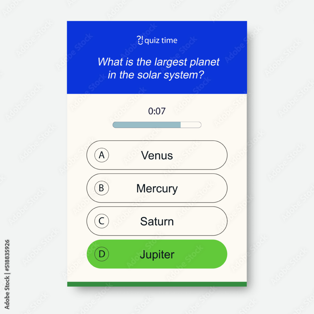 Vetor de Question and answers vector flat style for app mobile, quiz ...