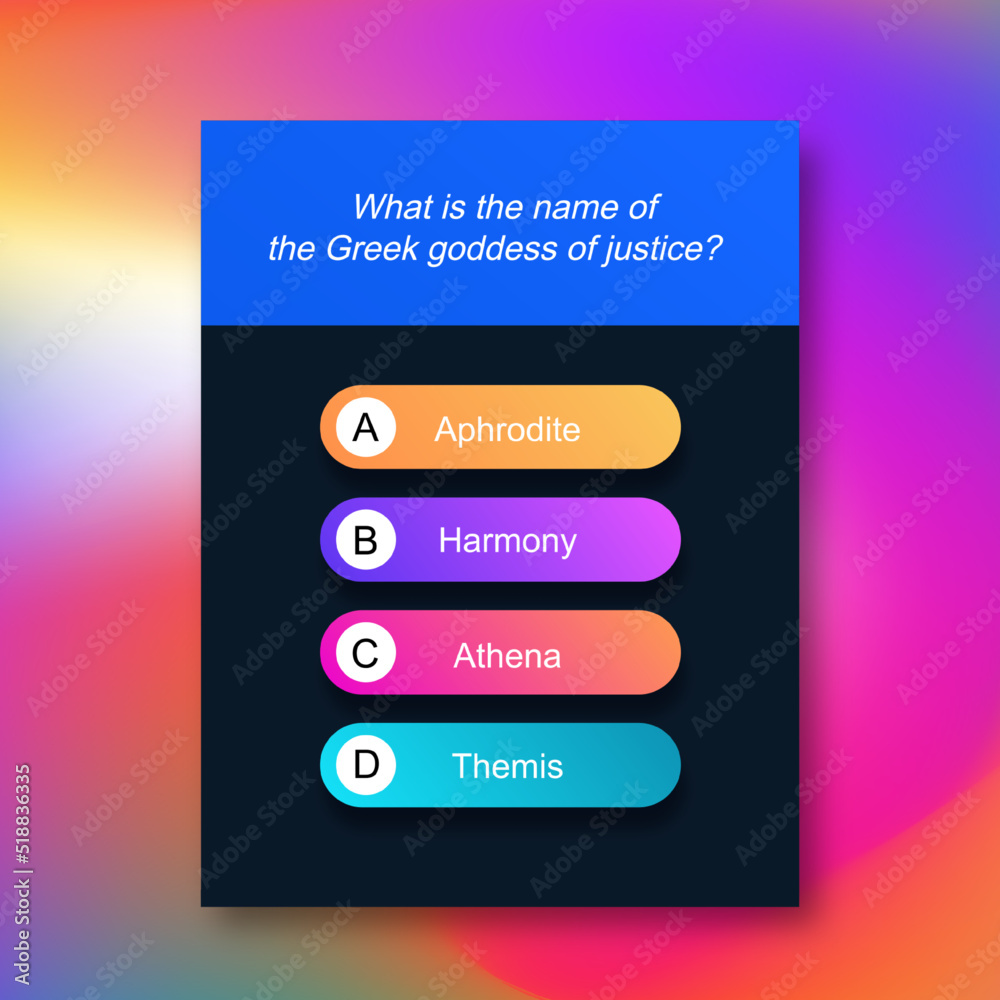 Question and answers vector neon style for app mobile, quiz game, exam ...