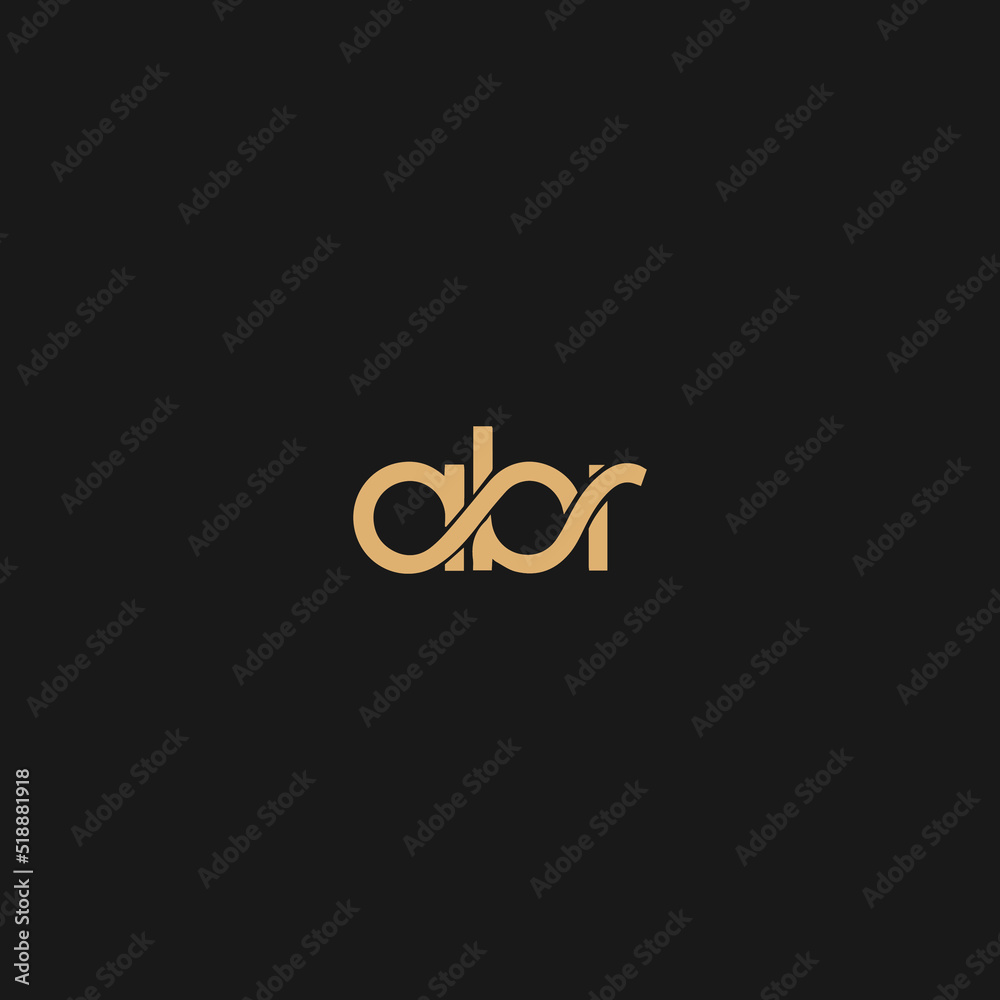 creative letter ABR logo, Abstract business logo design template ...
