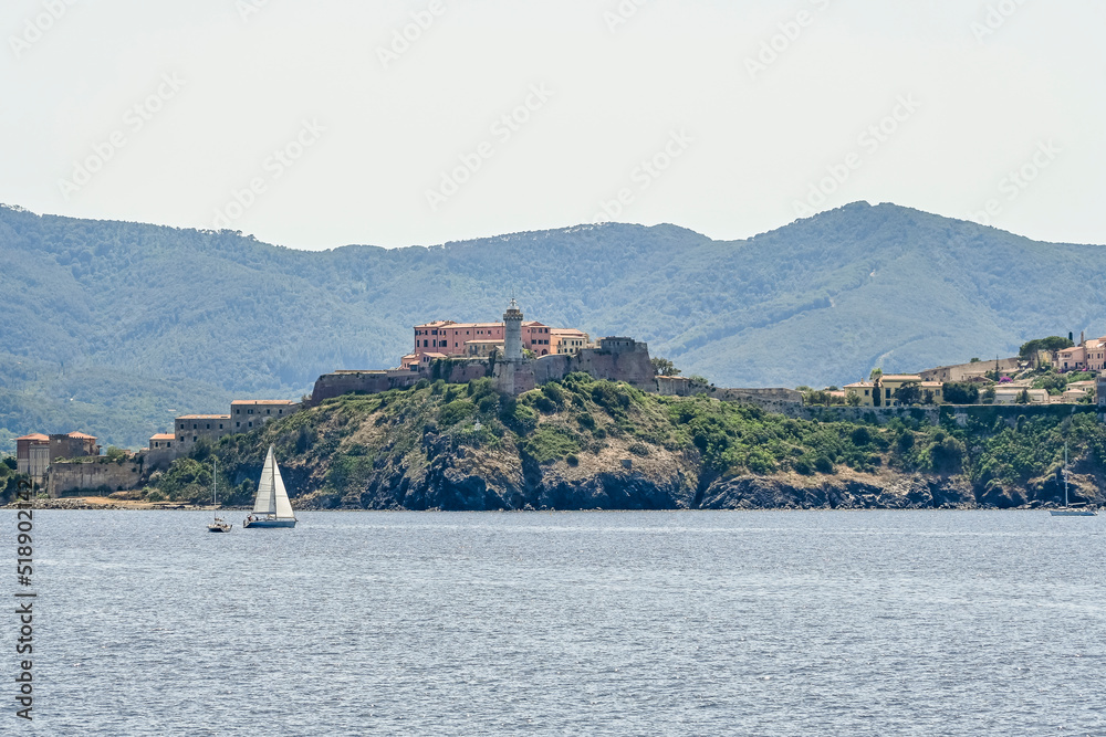 Portoferraio, Festung, Forte Stella, Falcone, Leuchtturm, Altstadt ...