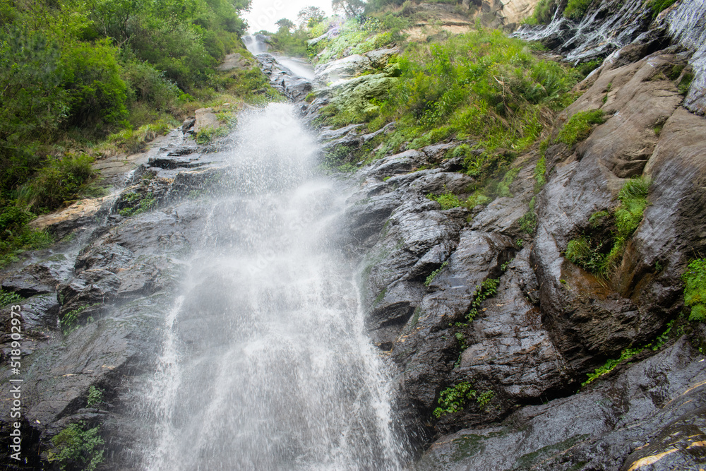 beautiful and spectacular waterfall can be seen enroute rohtang pass ...
